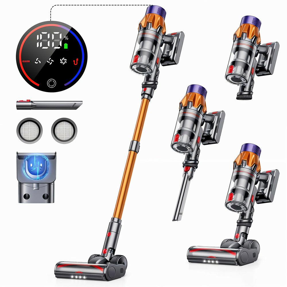 Cordless vacuum cleaner X7: With 45kPa suction power and complete free