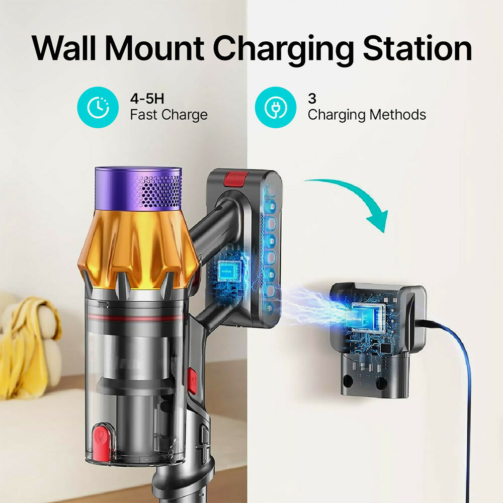 Cordless vacuum cleaner X7: With 45kPa suction power and complete free